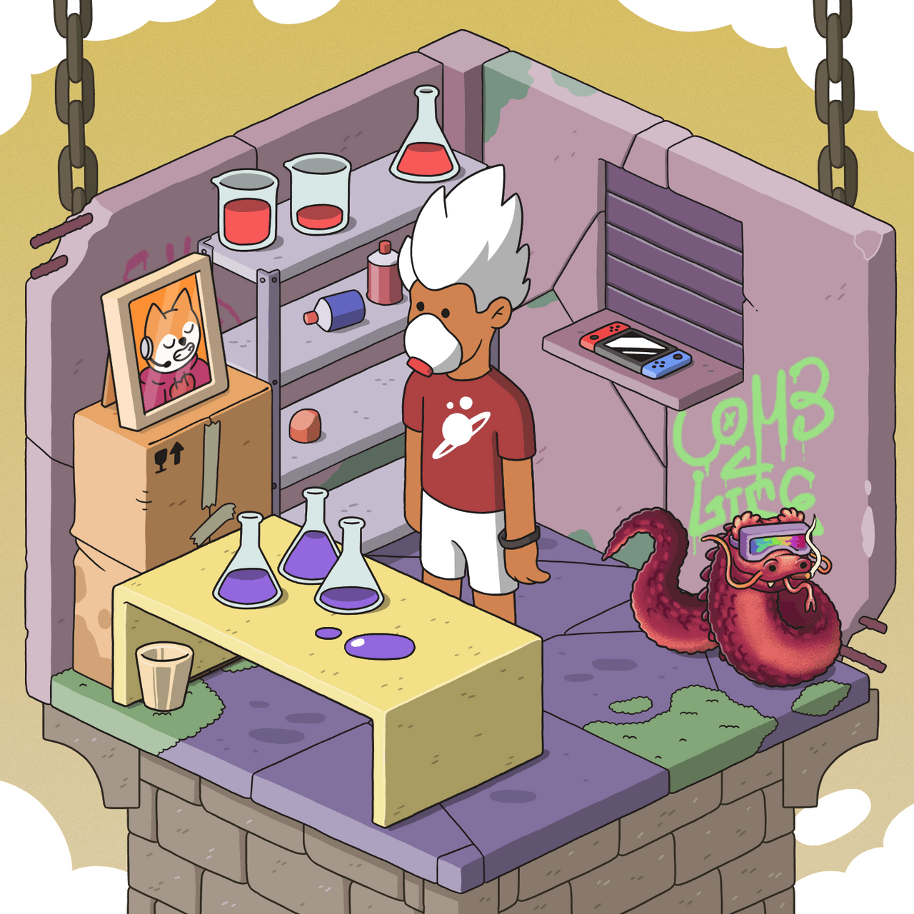 Mad Scientist PFP #4435 - Matrica